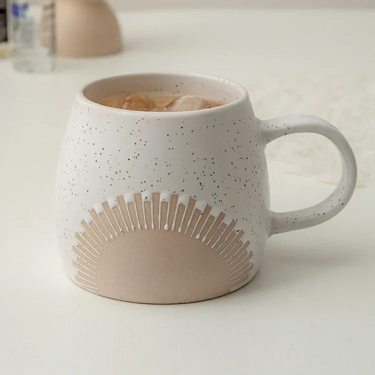 Grande Tasse Élégante en Céramique | Cafetiere & Tradition